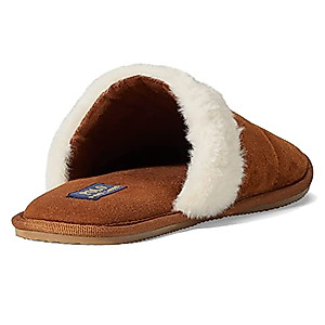 POLO RALPH LAUREN Kelcie Scuff Slipper Snuff 7 M