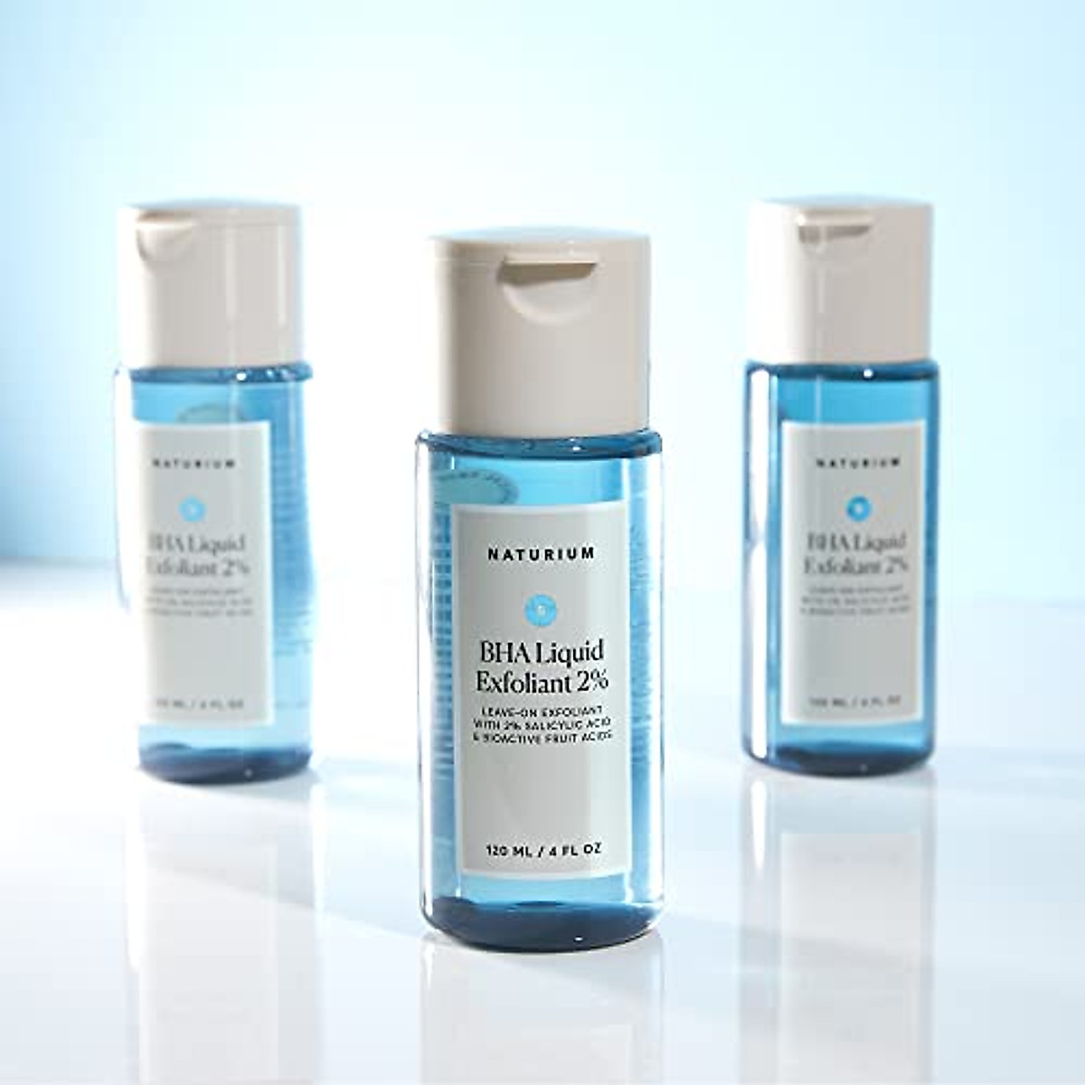 Naturium BHA Liquid Exfoliant 2%, with Salicylic Acid & Bioactive Fruit Acids, Face & Skin Care Treatment for Discoloration, 4 oz