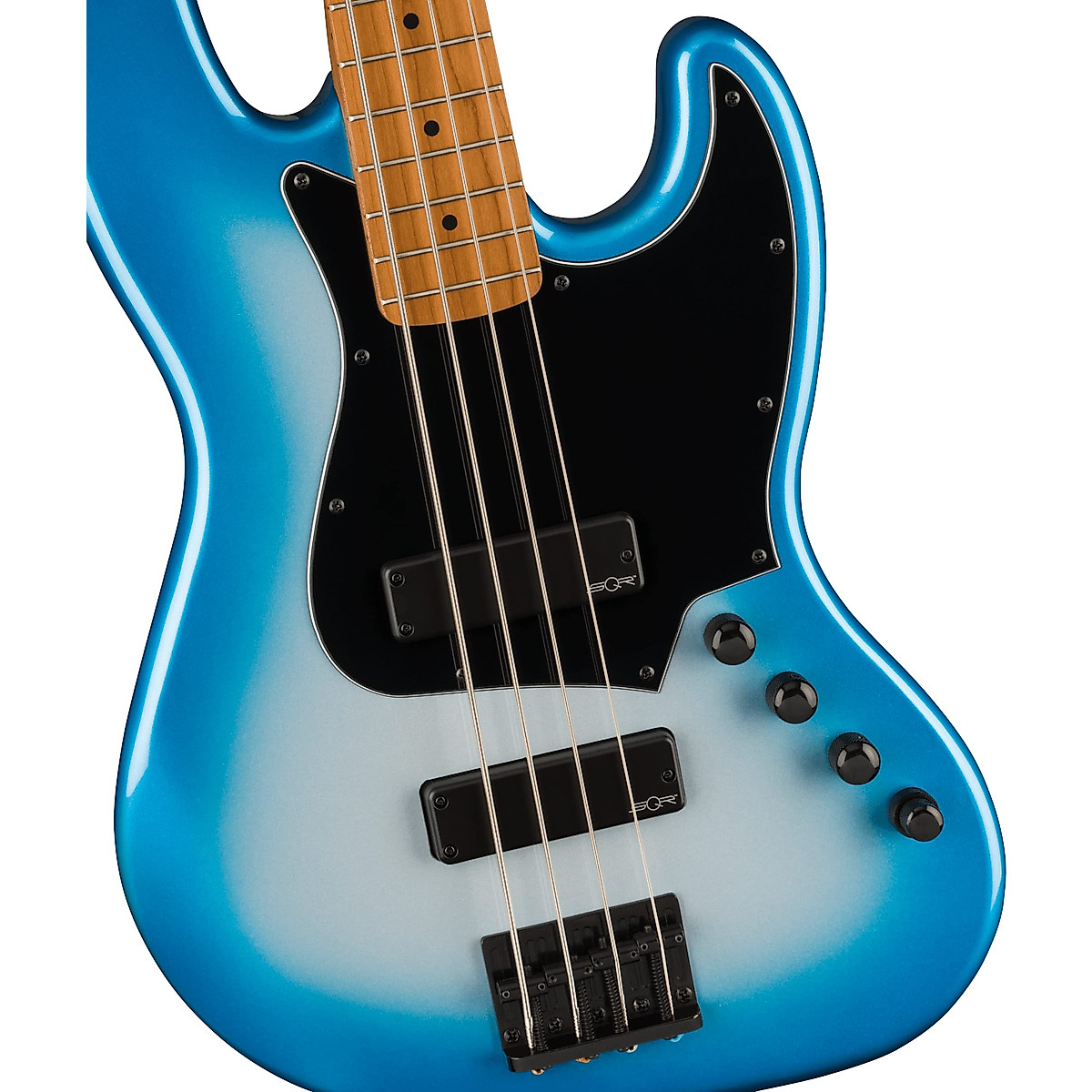 Squier Contemporary Jazz Bass, Sky Burst Metallic, Roasted Maple Fingerboard