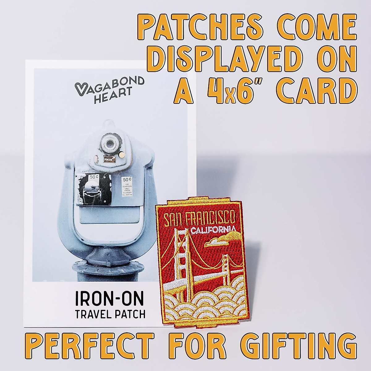 Vagabond Heart Las Vegas Nevada Patch - Las Vegas Strip Souvenir