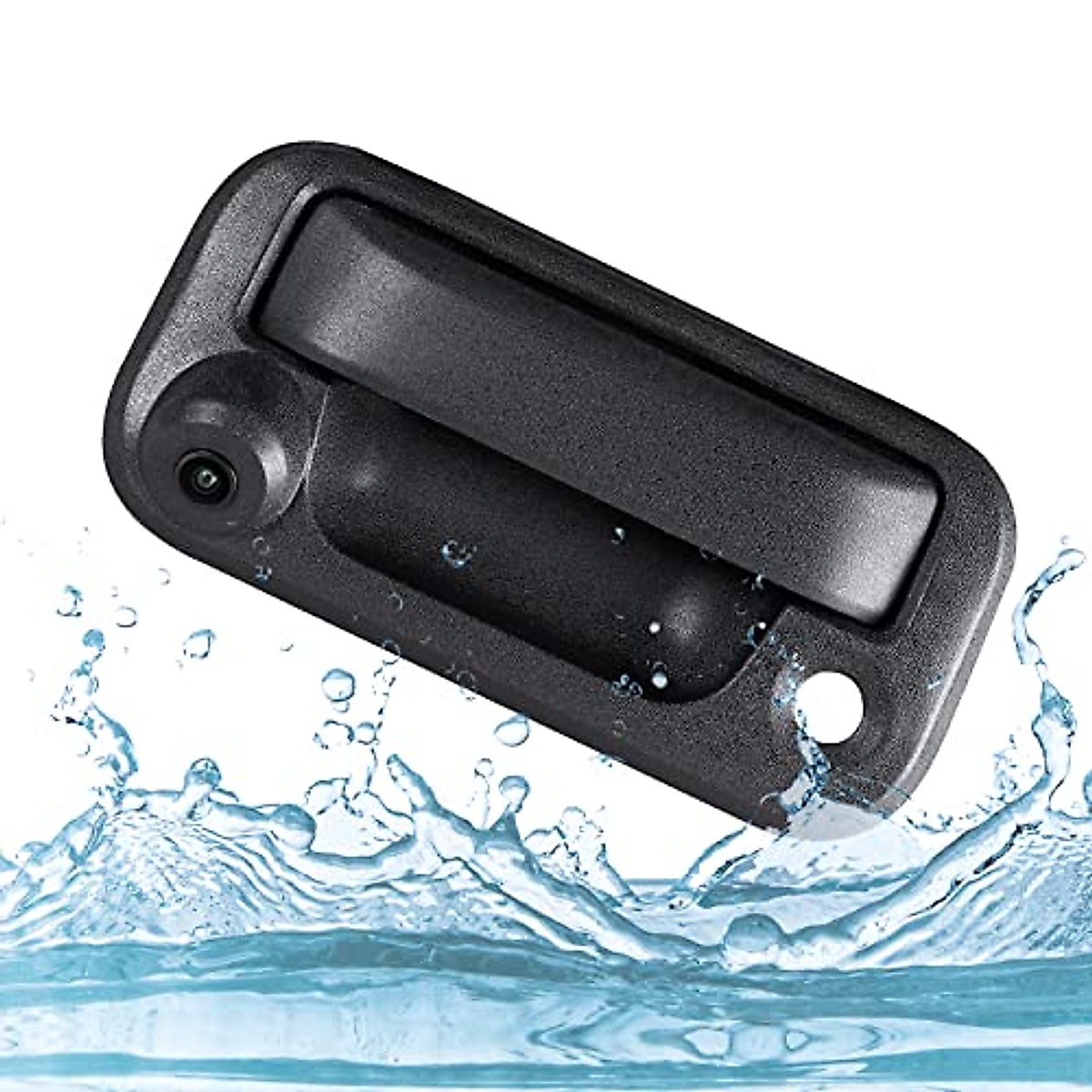 RED WOLF Tailgate Handle W/Reverse Backup Camera Replacement for 2004-2014 Ford F150, 2008-2016 F-250/F-350/F450/F550 Pickup Rear View Parking Camera Removable Guideline Durable