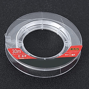 30m 0.6# Fishing Line, Sinking Fishing String, Fishing Wire, Jewelry String for Decorations, Salt Water Fishing, Boat Fishing, Kayak Fishing(Main line Green)