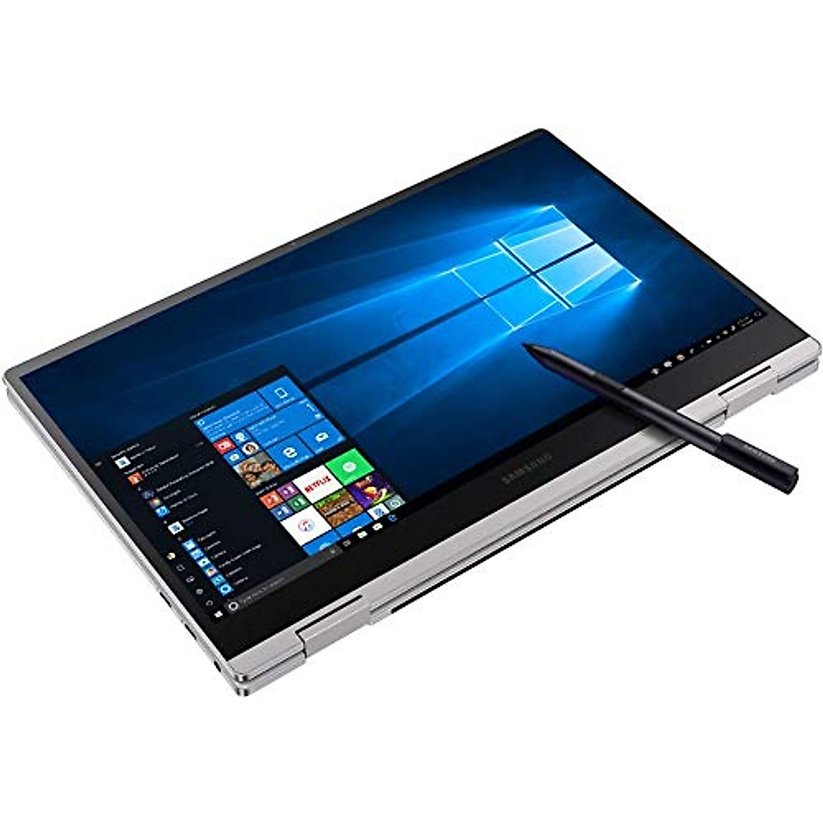 2019 Samsung Notebook 9 Pro 2-in-1 13.3" FHD Touch-Screen Laptop - Intel i7, 8GB DDR4, 256GB PCI-e SSD, 2X Thunderbolt 3, Webcam, WiFi, Fingerprint Reader, Active Pen, 2.84 LBS, 0.5", Titan Platinum