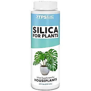 Silica for Houseplants, Liquid Silicon Plant Food for Strong Stems and Healthy Leaves, Liquid Plant Fertilizer 8 oz (250mL)