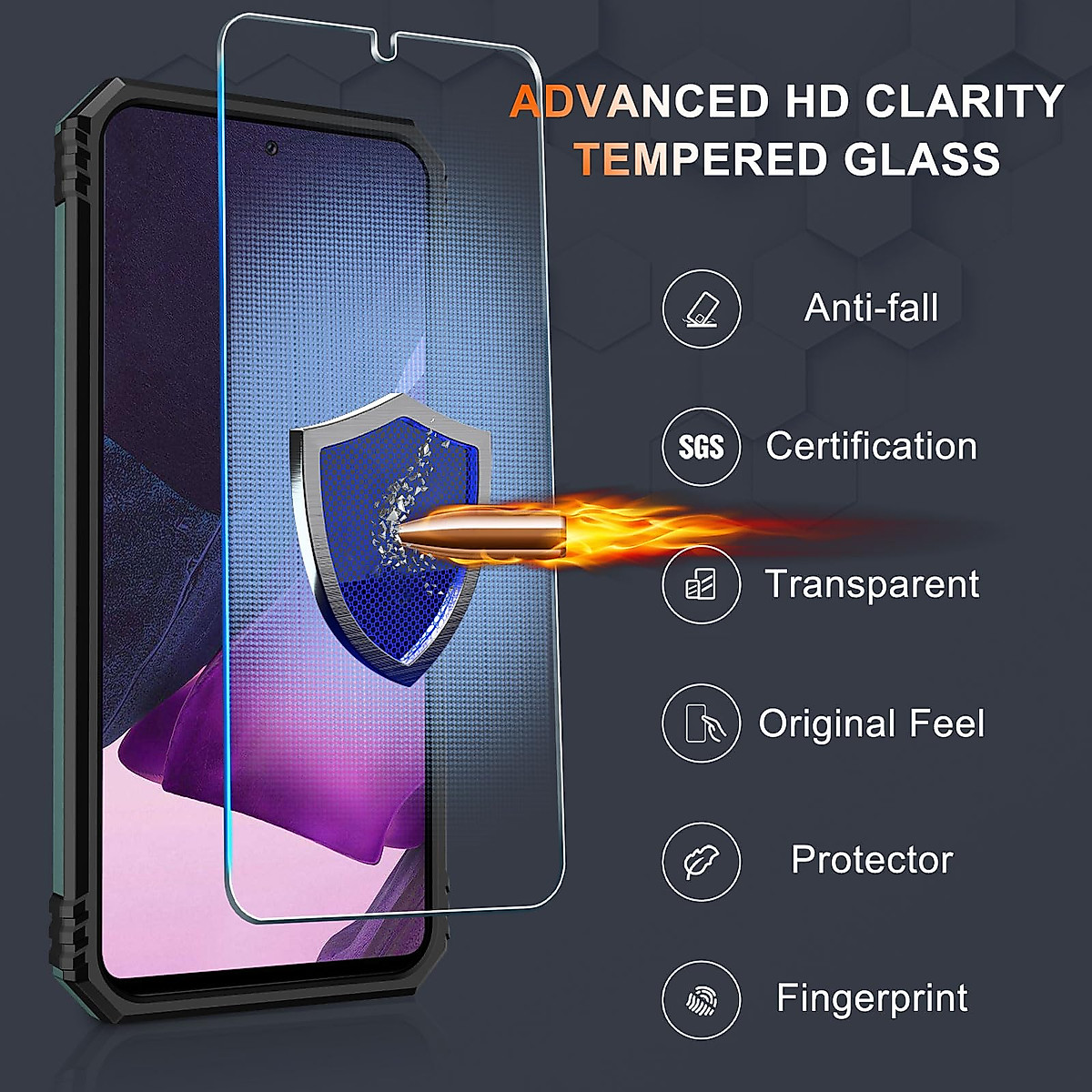 Janmitta Compatible with Galaxy A54 5G Case Built in Slide Camera Lens Cover and Screen Protector,Heavy Duty Shockproof Phone Cover,Built in Ring Stable Holder Kickstand,2023 Dark Green