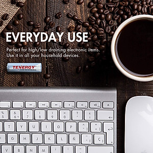 Tenergy 24 Pack 1.2V AA and AA and AAA NiMH Batteries, 12xAA and 12xAAA Batteries Ideal for Everyday Household Electronics