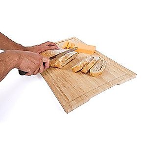 Kitchen + Home Carving Bread Knife – 8” Ultra Sharp Surgical Stainless Steel Serrated All Purpose Kitchen Knife – Never Needs Sharpening - As Seen on TV and Live Demonstration