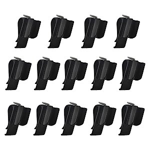Jteyult 20Pcs Golf Club Storage Clip Plastic Golf Putter Clip Organizer Ball Clubs Golf Accessories for Golfers Black