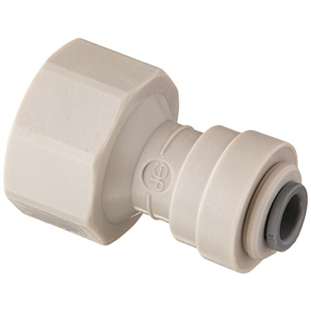 John Guest CI320814S Female Connector, 1/4" x 1/2" BSPP (Pack of 10)