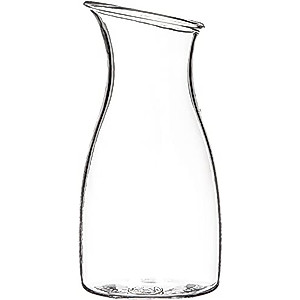 Carlisle FoodService Products 7090007 Cascata Carafe Juice Jar Beverage Decanter Only, Plastic, .25 L, Clear, 1 Count (Pack of 1)