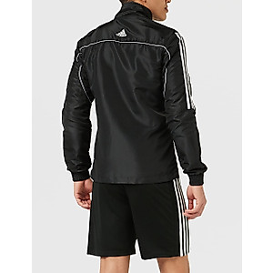 adidas Combat Sports 3-Stripes 100% Polyester Long Sleeve Light Track Jacket - Black White - 152 (Youth Medium)