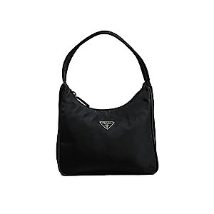 Prada Women's Pre-Loved Sport Shoulder Bag, Tessuto, Black, One Size