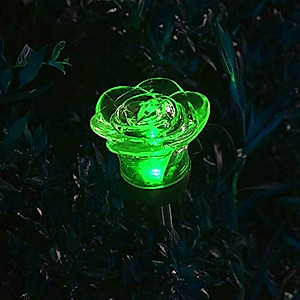 ZXY-NAN Solar Lawn Home Garden Light Solar Waterproof Light LED Outdoor Decorative Light Floor Lamp Outdoor Rose Light