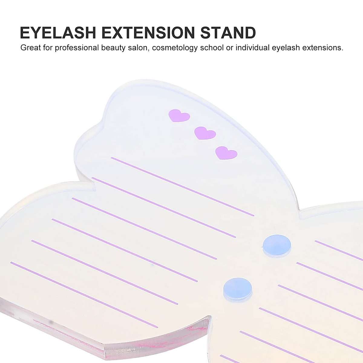 Beavorty Eyelash Display Pallets Acrylic Lash Tile Acrylic Eyelash Table Dedicated Extension Board Lash Eyelash Acrylic Board
