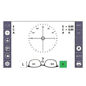 AISITESY Auto Lensmeter Optometry Optics Lensometer Lm-1900pd Auto Digital Lensmeter for Ophthalmology Focimeter with Built-in Printing