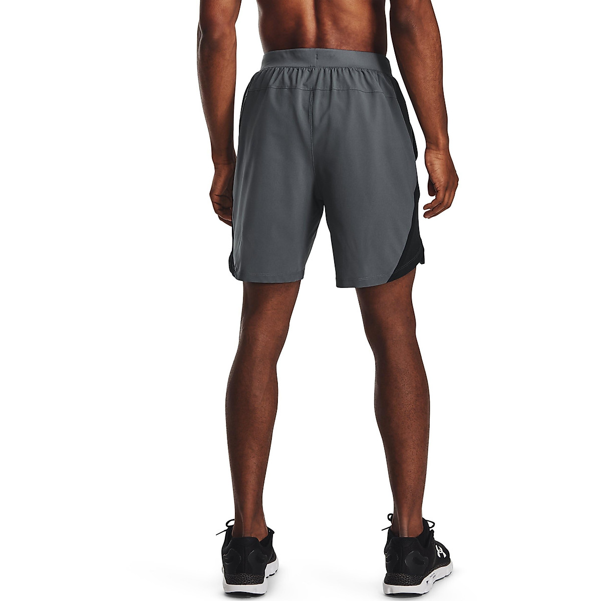 Under Armour mens Launch Run 7-inch Shorts , Pitch Gray/Reflective , Medium
