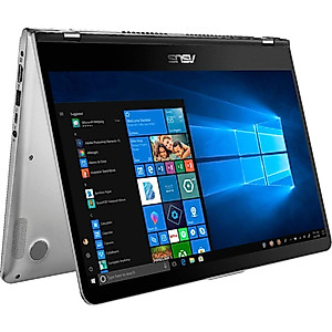 2019 ASUS - 2-in-1 14" Full HD Touch-Screen Laptop - 8th Gen Intel Core i5-8250U - 8GB Memory - 128GB Solid State Drive - Windows 10 - Light Gray