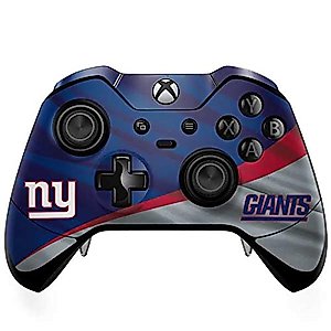 Skinit Decal Gaming Skin compatible with Xbox One Elite Controller - Officially Licensed NFL New York Giants Design