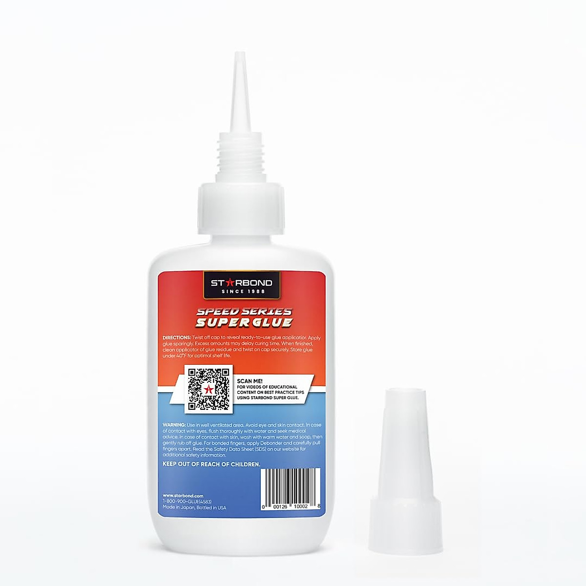 STARBOND Premium XL Thin Super Glue, Super Fast Drying Time (3-5 Seconds), 56 Grams