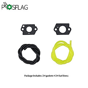 POSFLAG Carburetor Kit Replaces Tecumseh 640347 640347A for Tecumseh TC200 TC300 TM049XA 2 Cycle Vertical Engine