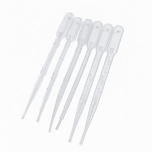 50Pcs 3Ml Transfer Pipette Graduated Dropper Convenient