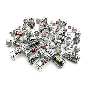 30 Element Samples in Vial Bottle Metal Non-Metal Rare Earth for Collections Vials Ampoule Combination Manganese Ni Au Te Fe V