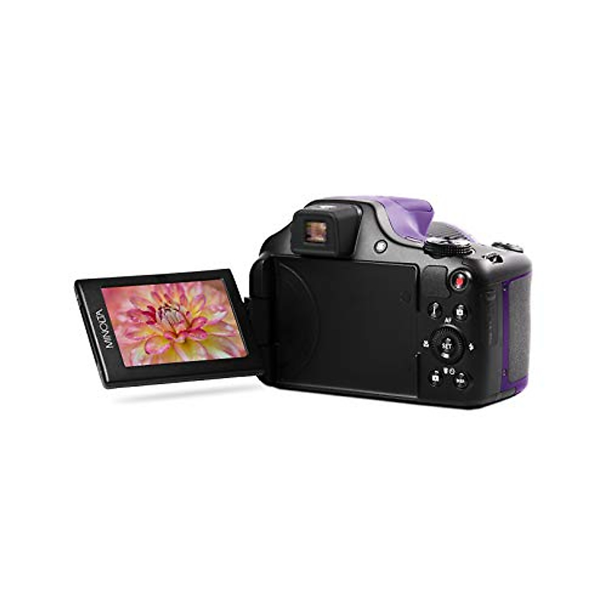 Minolta Pro Shot 20 Mega Pixel HD Digital Camera with 67x Optical Zoom, Full 1080p HD Video & 16GB SD Card (Purple)