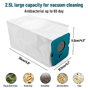 Odashen Clean Station Dust Bag for Samsung Bespoke Jet VCA-ADB95 Wireless Cleaner Replacement (8pcs)