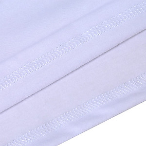 Men's Slim Fit Turtleneck Long Sleeve Pullover Casual Thermal Lightweight Basic T shirt White