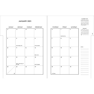 Bibliophile 2021 12-Month Planner: (Weekly Agenda of Miscellany for Book Lovers, Yearly Calendar for Writers)