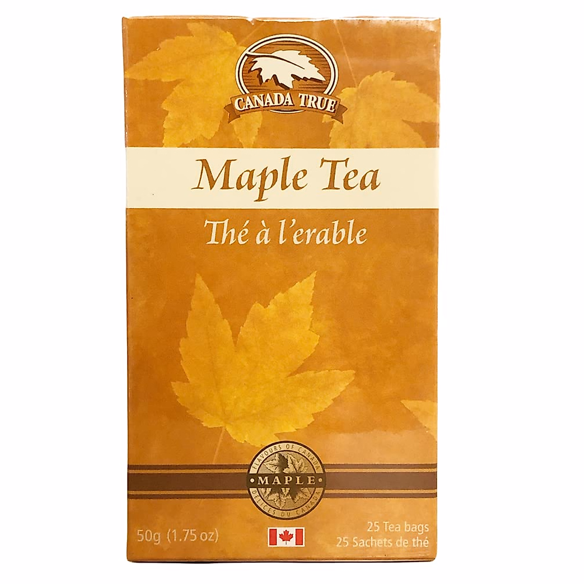 Canada True Maple Tea 25 Tea Bags, 50g (1.75oz), Product of Canada