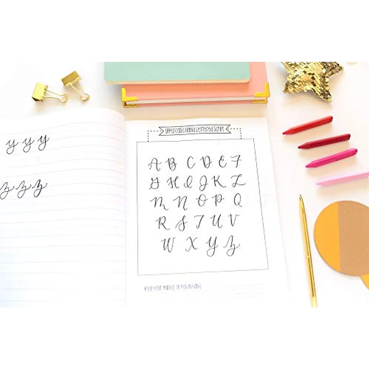 Hand Lettering and Modern Calligraphy for Kids: A Fun Step by Step Guide and Practice Workbook for Beginners and Children Ages 8 and up