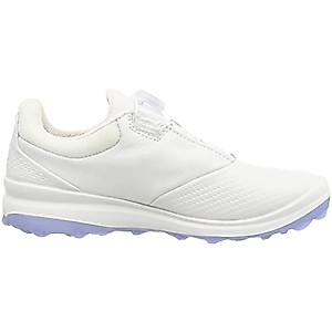 ECCO Women's Biom Hybrid 3 BOA Hydromax Water Resistant Golf Shoe, White, 8-8.5