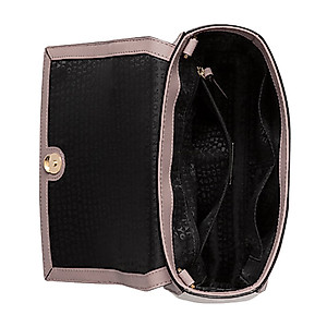 Kate Spade New York Paterson Court Brynlee Crossbody Shoulder Bag Handbag, Porcini, Black