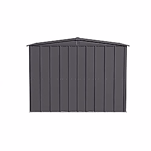 Arrow Classic Steel Storage Shed, 8x8, Charcoal