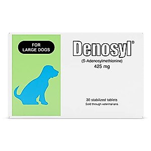 Nutramax Denosyl Liver and Brain Health Supplement for Large Dogs, With S-Adenosylmethionine (SAMe), 30 Tablets
