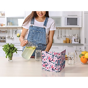 Better Kitchen Products Recipe Binder, 8.5" x 9.5" 3 Ring Binder Organizer Set (with 50 Page Protectors, 100 4" x 6" Recipe Cards & 12 Category Divider Tabs) Floral Design