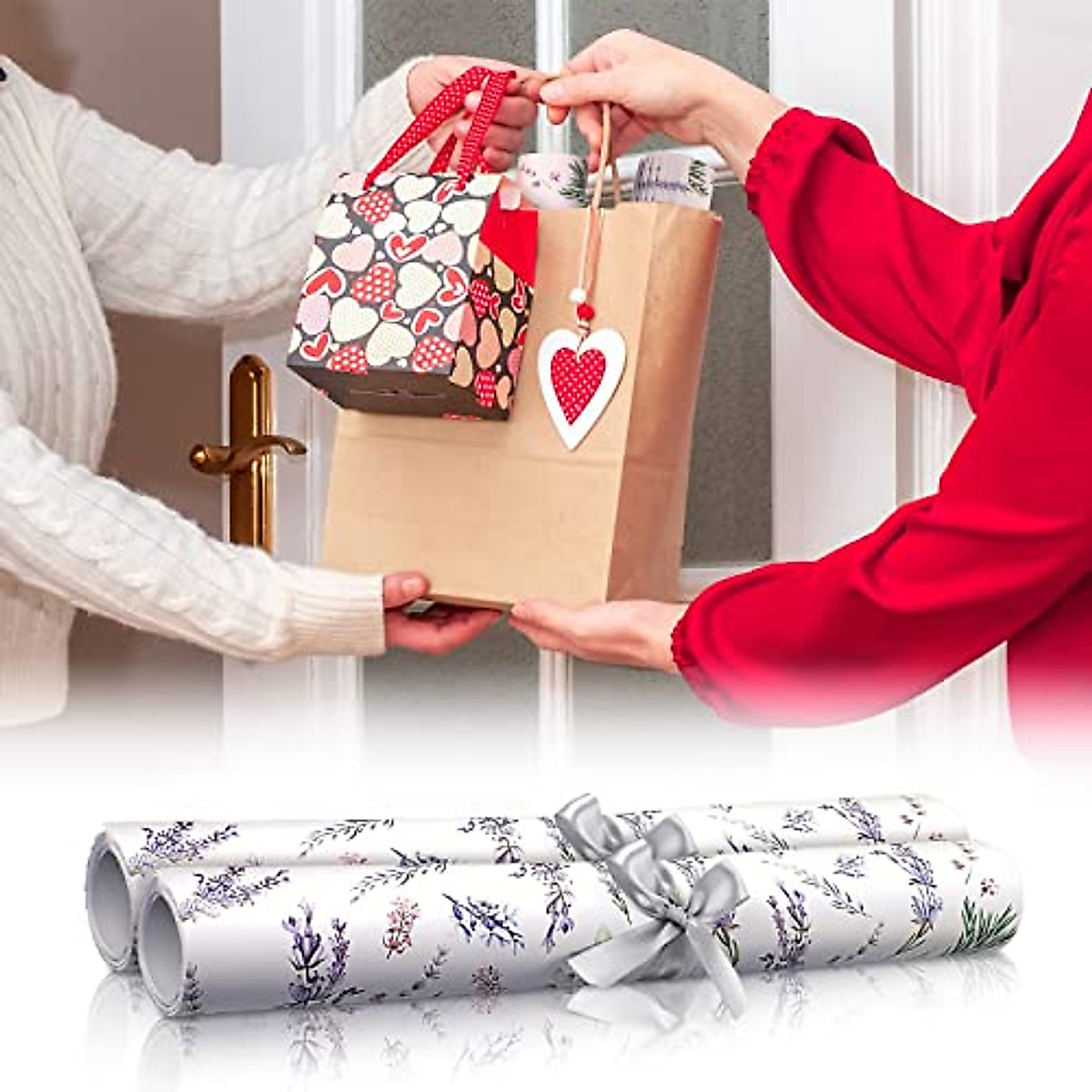 BBTO 10 Sheet Fragrant Drawer Liners for Dresser Lavender Scented Cabinet Liners for Shelves 15.8 x 22 Inch Paper Liner for Drawers and Cabinets Non Adhesive Drawer Paper Liner (Lavender Style)