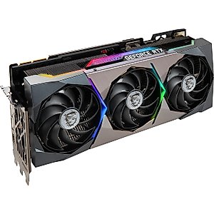 MSI Gaming GeForce RTX 3090 Ti 24GB GDRR6X 384-Bit HDMI/DP Nvlink Tri-Frozr Ampere Architecture OC Graphics Card (RTX 3090 Ti SUPRIM X 24G)