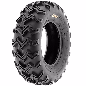 SunF 24x8-12 Off-Road ATV UTV Tires 6 Ply, (Set Pair of 2)