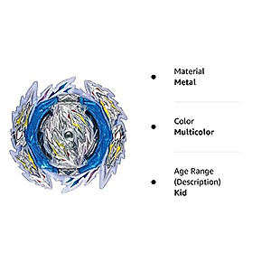 BelleJiu Battling Tops Burst Dynamite Battle B-189 Booster Guilty Longinus Kr.MDS-2 Karma Metal Destroy-2 Left Spin DB Layer System Spinning Top