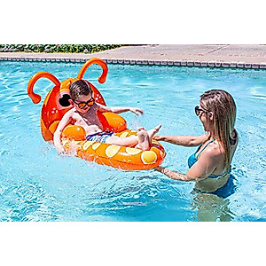 Poolmaster Waterbug Lounge Jr. Inflatable Swimming Pool Float