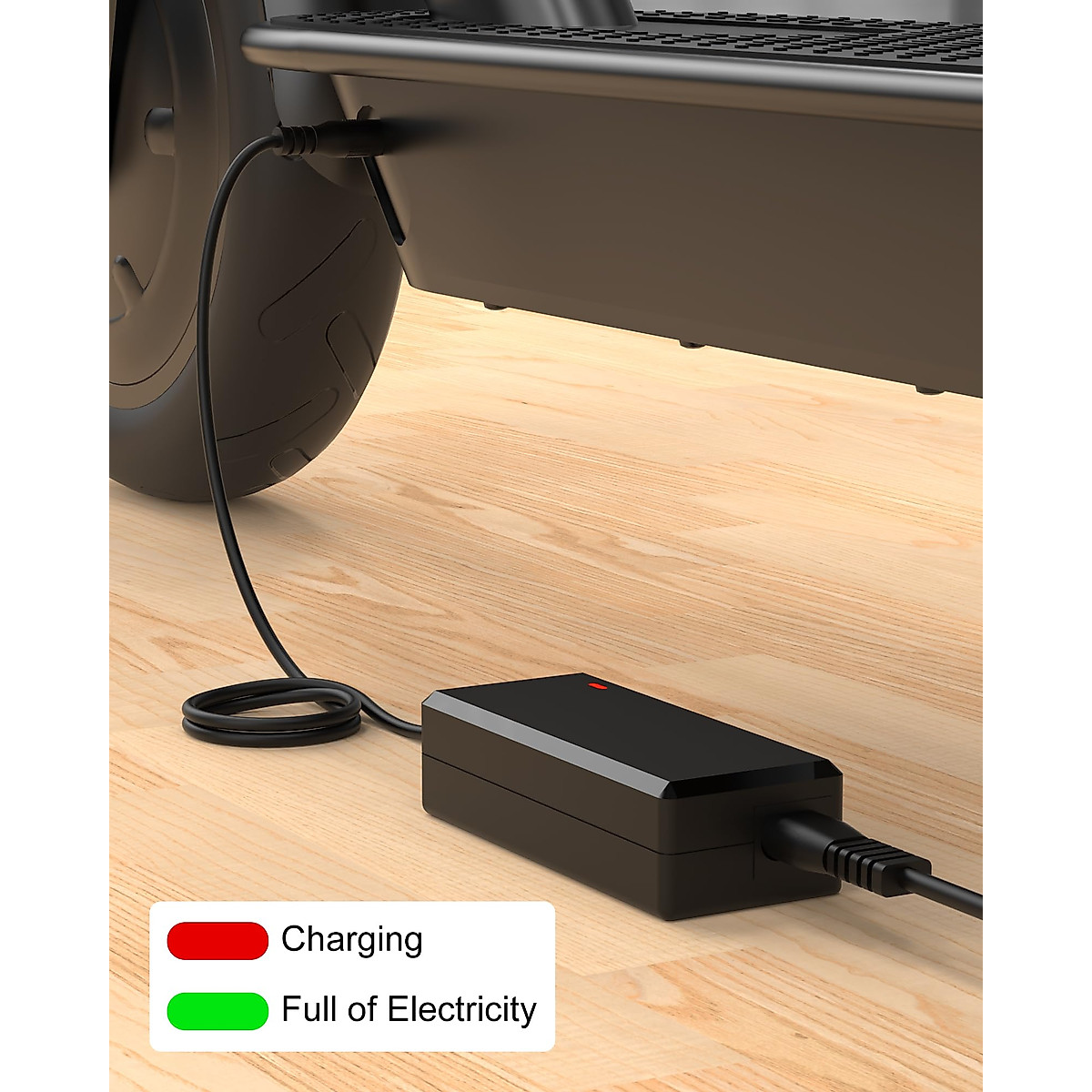42V 2A Charger Replacement for Electric Scooter Compatible with GOTRAX GXL V2, G2, G3, G4, Apex, Glider, XR Elite, XR Ultra 36V Lithium-ion Battery