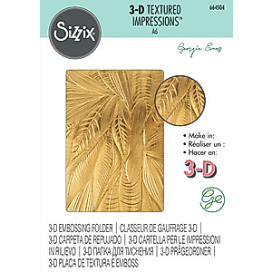Sizzix 3D TEXTR IMPR Fall, Fallen Leaves