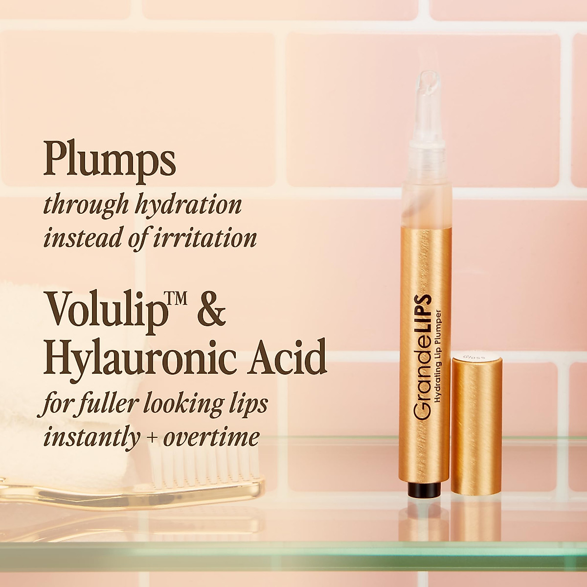 Grande Cosmetics Grandelips Hydrating Lip Plumper, 0.08 Fl Oz