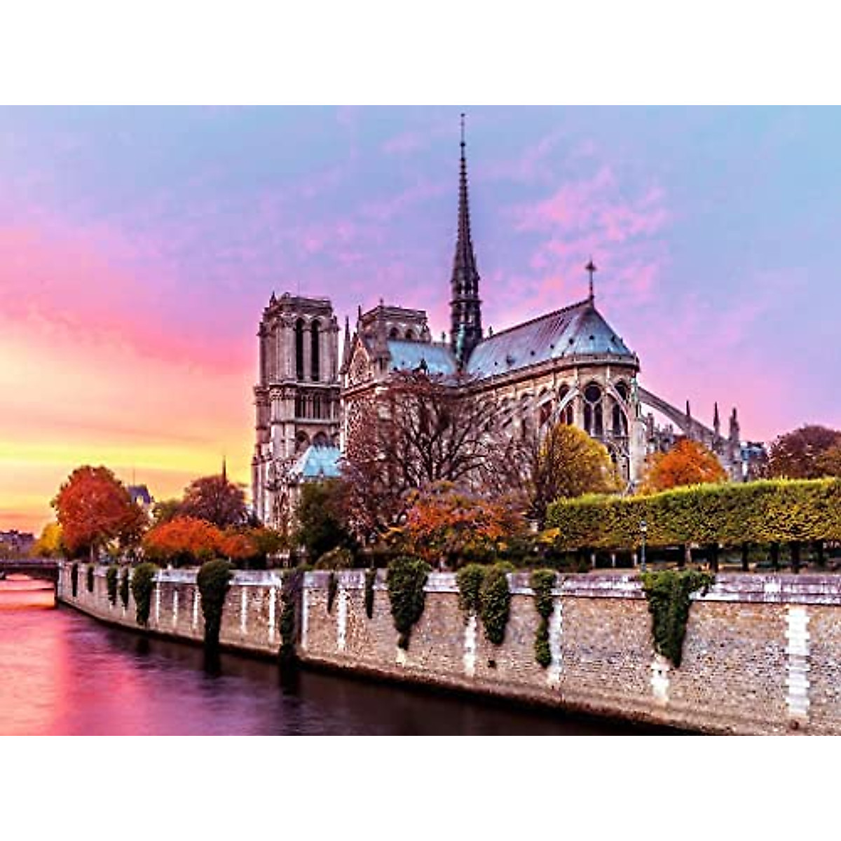 Ravensburger Picturesque Notre Dame 1500 Piece Jigsaw Puzzle for Adults - 16345 - Every Piece is Unique, Softclick Technology Means Pieces Fit Together Perfectly