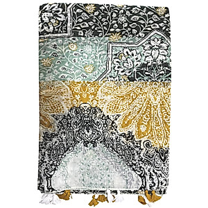 Lightweight Women's Fashion Floral Printed Winter Fall Warm Scarves Scarf Shawl