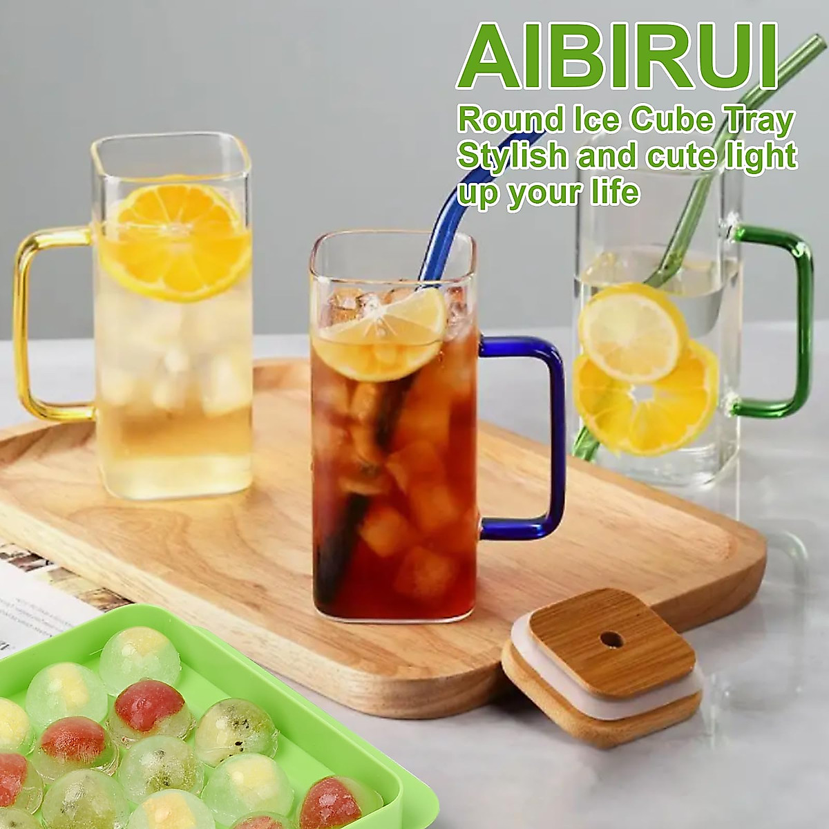 Round Ice Cube Trays for Freezer,1"x33 PCS Round Ice Cube Mold,Small Circle Ice Cube Tray with Lid,Ice Ball Maker Mold Making Sphere Ice Cube Chilling Drinks,Coffee(Round Ice Cube Trays for Freezer)