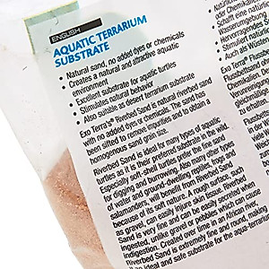 Exo Terra Dog Riverbed Sand, 10-Pound, Brown, for Small Breeds