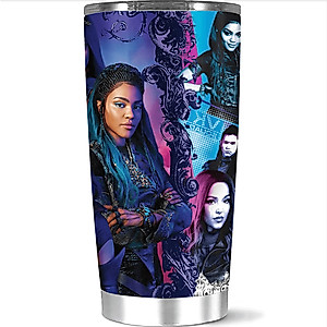 Stainless Steel Insulated Tumbler 20oz descendan Cold fairy tails Coffee Tea Wine Hot Iced Cup Mug Suit for Home Office Travel